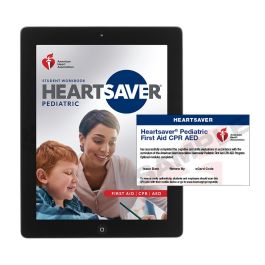 Heartsaver® Pediatric First Aid CPR AED Digital Bundle (eBook, eCard)