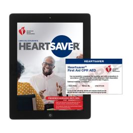 US Spanish Heartsaver® First Aid CPR AED Digital Bundle (eBook and eCard)
