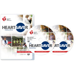 2025 Heartsaver® Pediatric First Aid CPR AED Course DVD Set