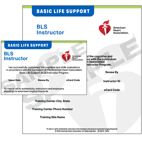 2025 BLS Instructor eCard